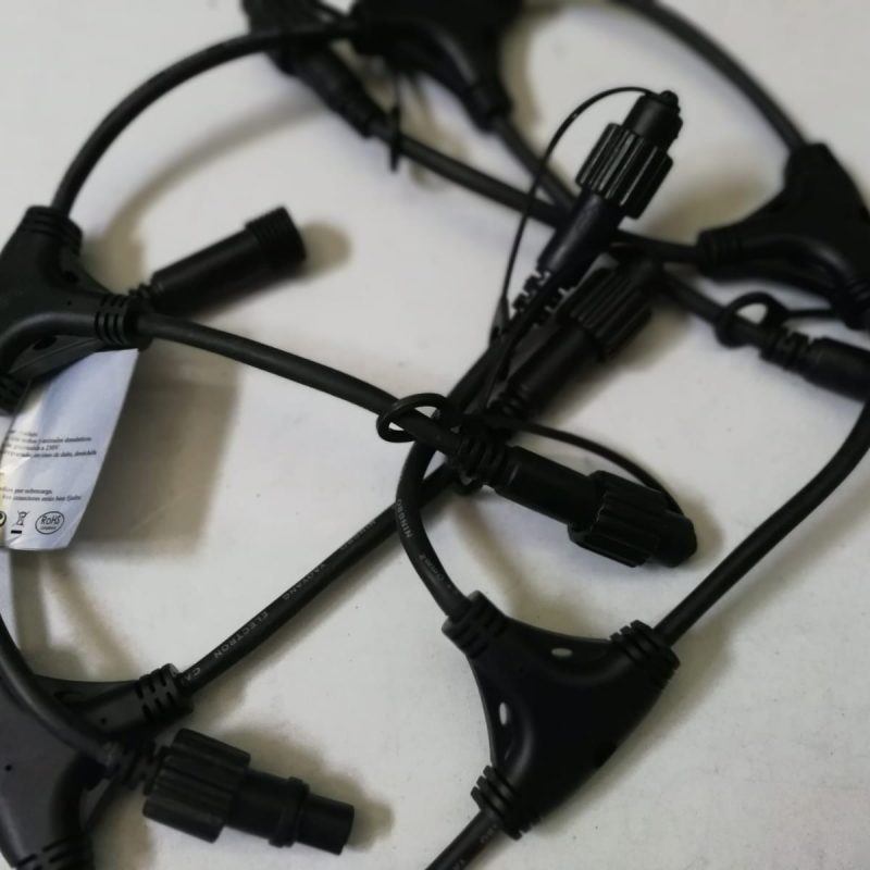 Cable union Guirnaldas Led 1m 5 salidas - Accesorios guirnalda