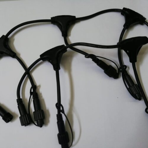 Cable union Guirnaldas Led 1m 5 salidas - Accesorios guirnalda